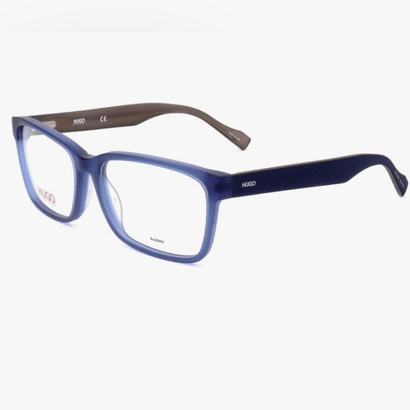 Hugo Boss | Accessories | Hugo Boss Hg28 Eyeglass Frames Matte Blue ...